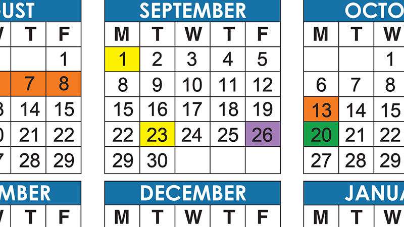 Official 2025/26 Broward County Public Schools Color Calendar — Sunrise ...